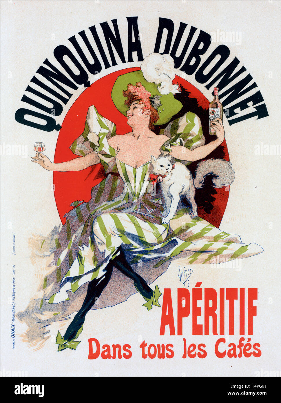 Poster for Quinquina Dubonnet. Chéret, Jules (1836-1932), French ...