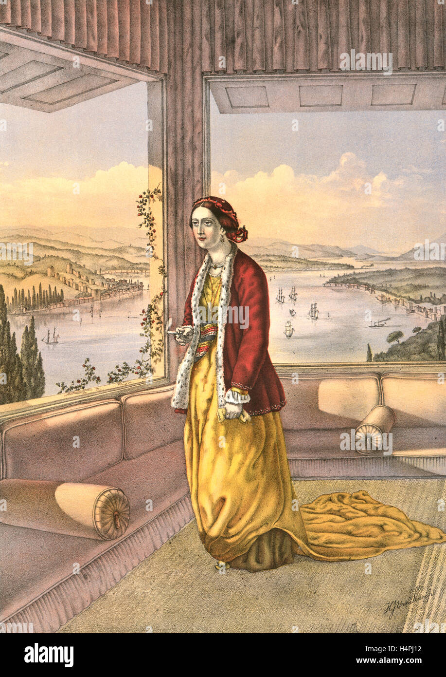 Armenian lady of Constantinople, Istanbul, Turkey. Woman of Armenia ...