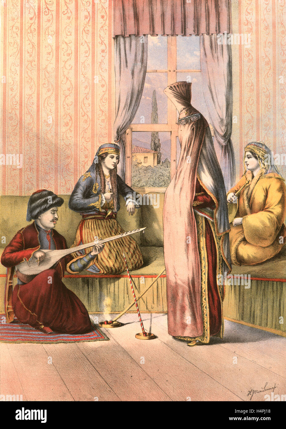 Armenian bride, Travels through Turkey 1862. By Rev. Henry J. Van ...