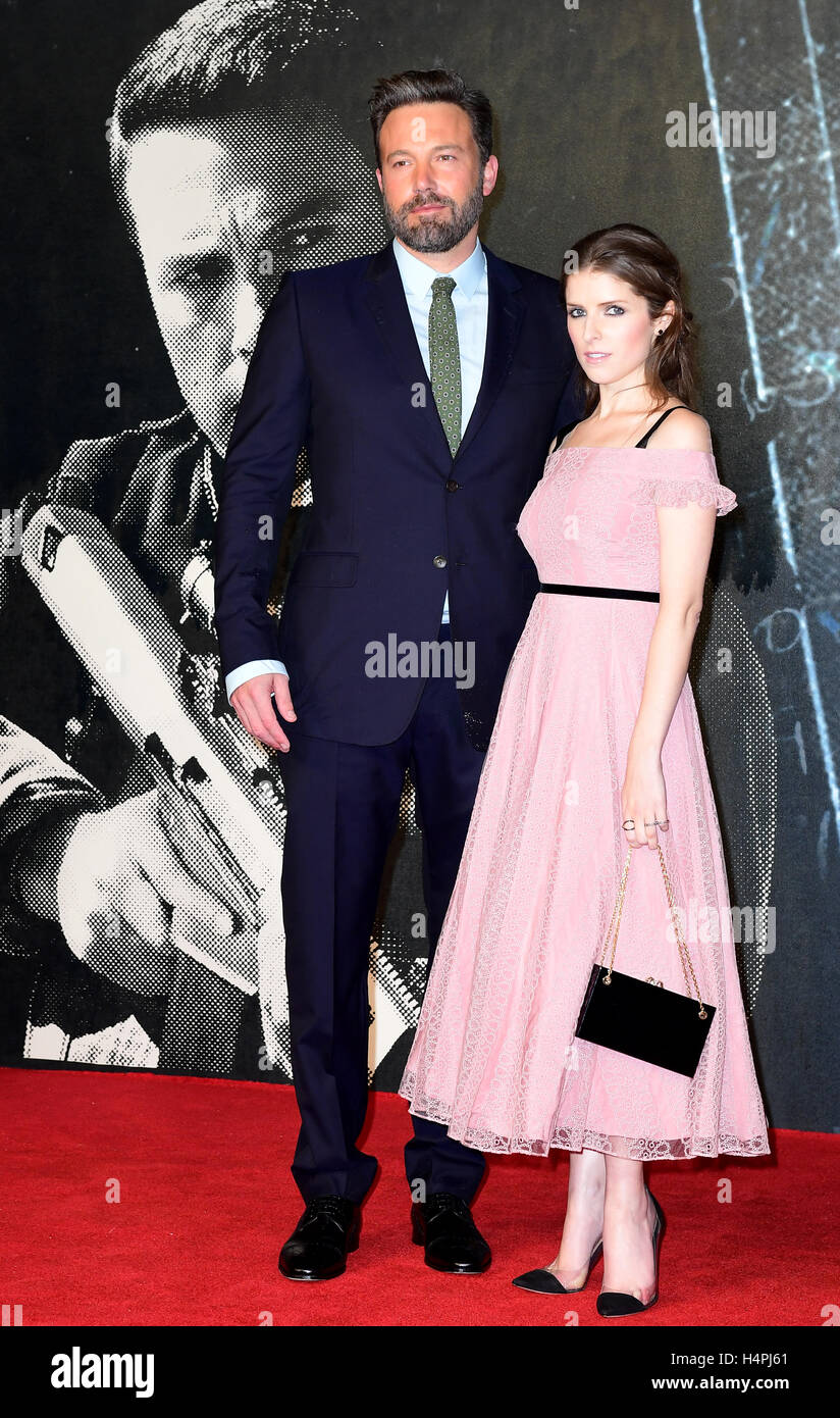 Ben Affleck and Anna Kendrick attending the European premiere of The ...
