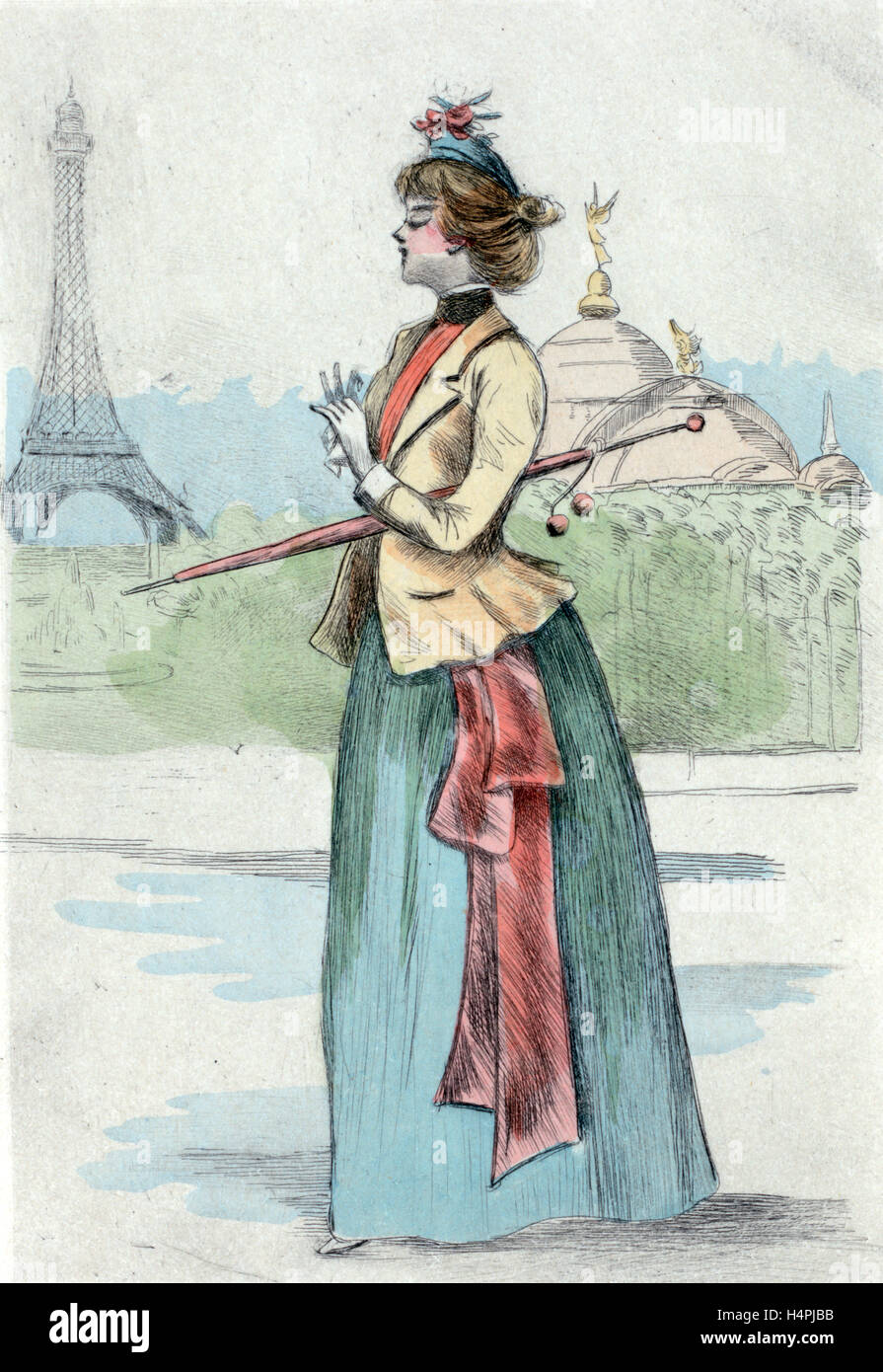 1889, Women's fashion in nineteenth-century Paris, Boutet, Henri (1851 ...