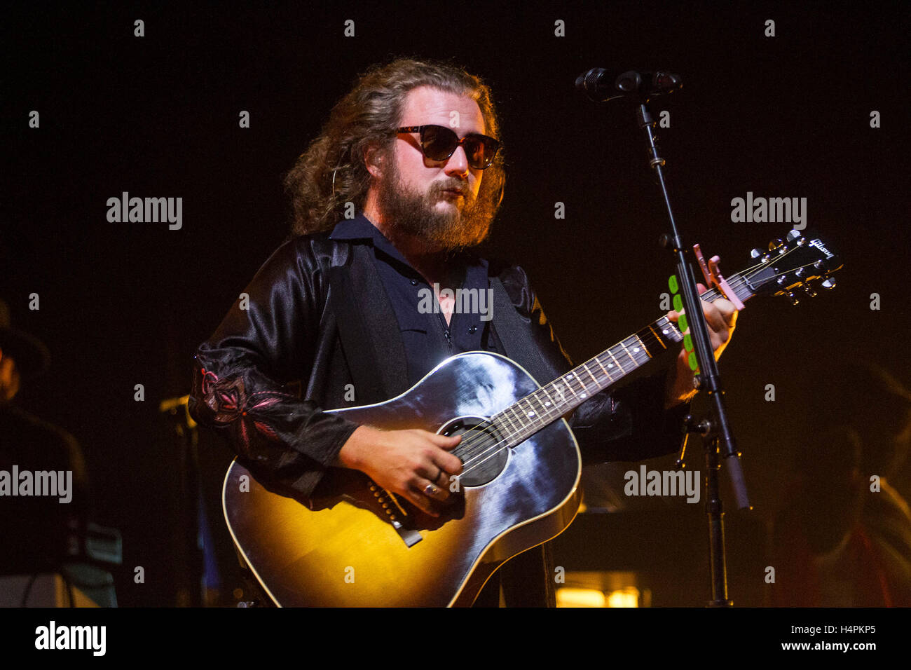 SAN FRANCISCO, CA- OCT 15: My Morning Jacket lead singer Jim James ...