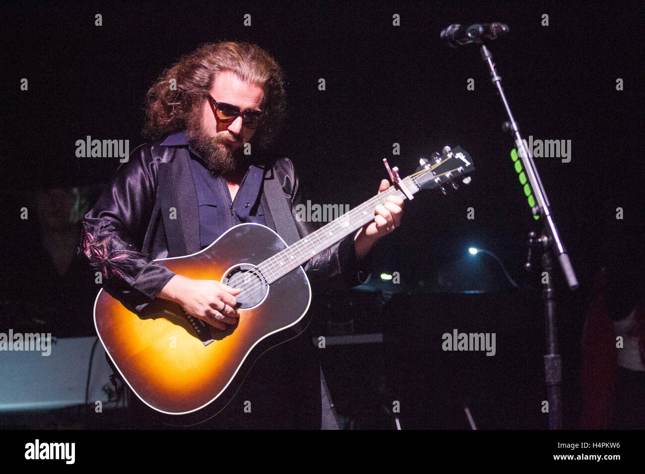 SAN FRANCISCO, CA- OCT 15: My Morning Jacket lead singer Jim James ...
