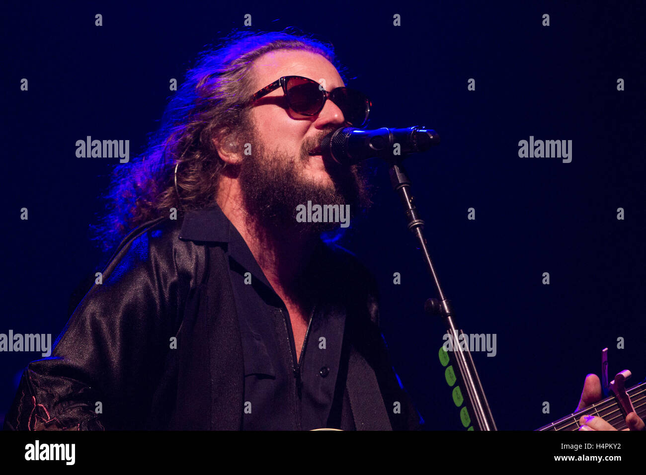 SAN FRANCISCO, CA- OCT 15: My Morning Jacket lead singer Jim James ...