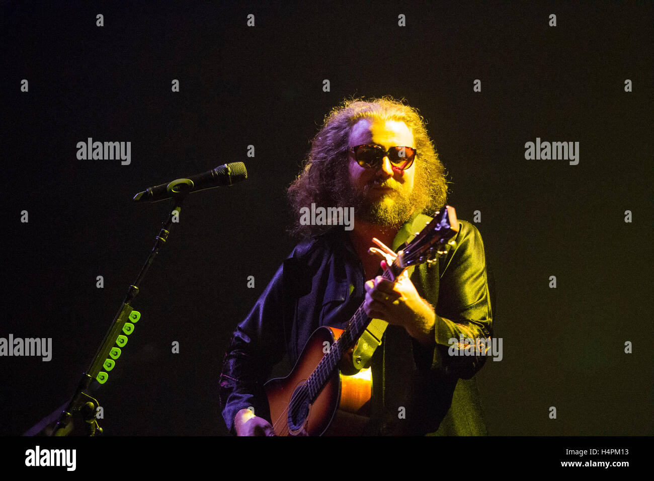 SAN FRANCISCO, CA- OCT 15: My Morning Jacket lead singer Jim James ...
