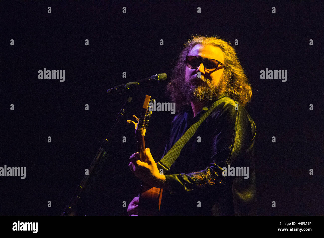 SAN FRANCISCO, CA- OCT 15: My Morning Jacket lead singer Jim James ...
