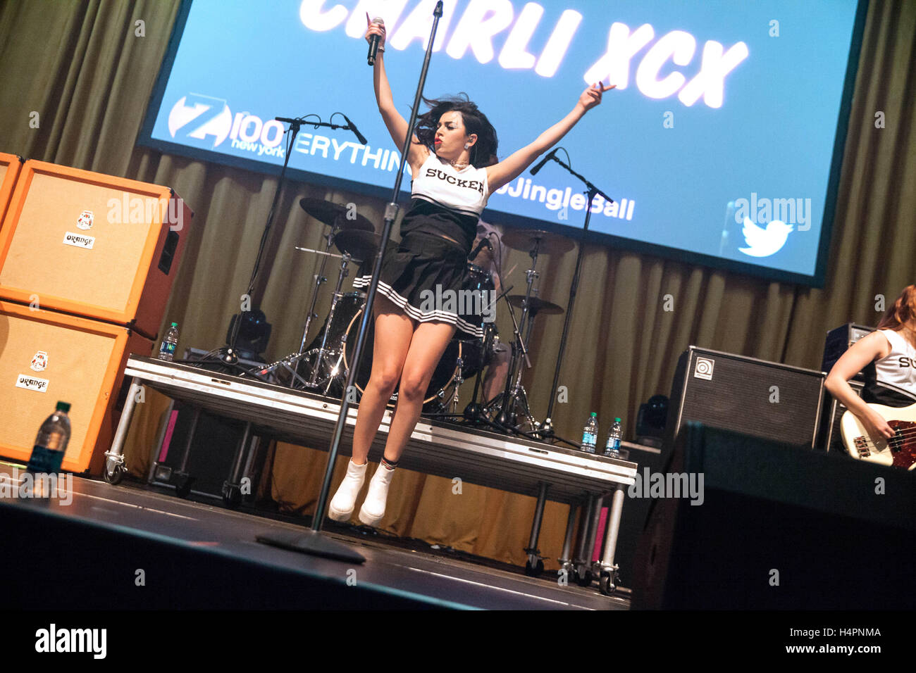Charlie XCX performing live in concert at Z100 & Coca-Cola All Access ...