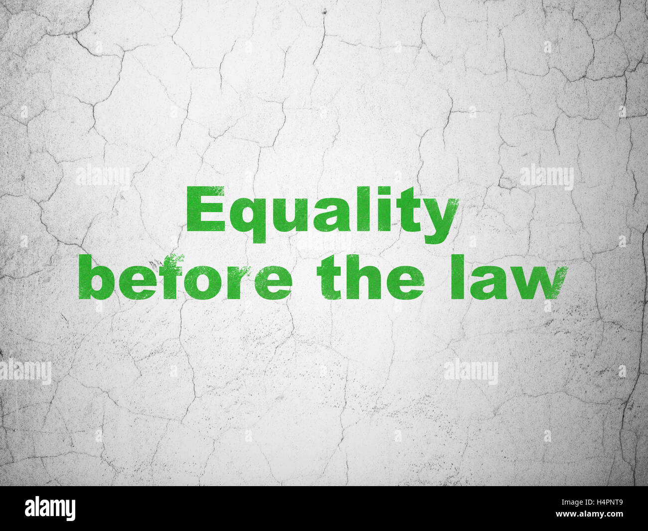 Politics concept: Equality Before The Law on wall background Stock ...