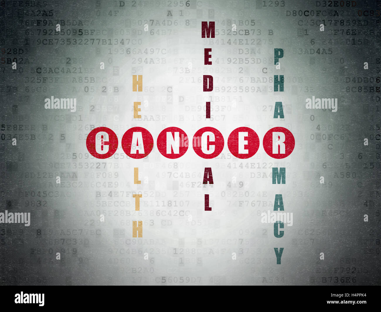 Medicine concept: Cancer in Crossword Puzzle Stock Photo - Alamy