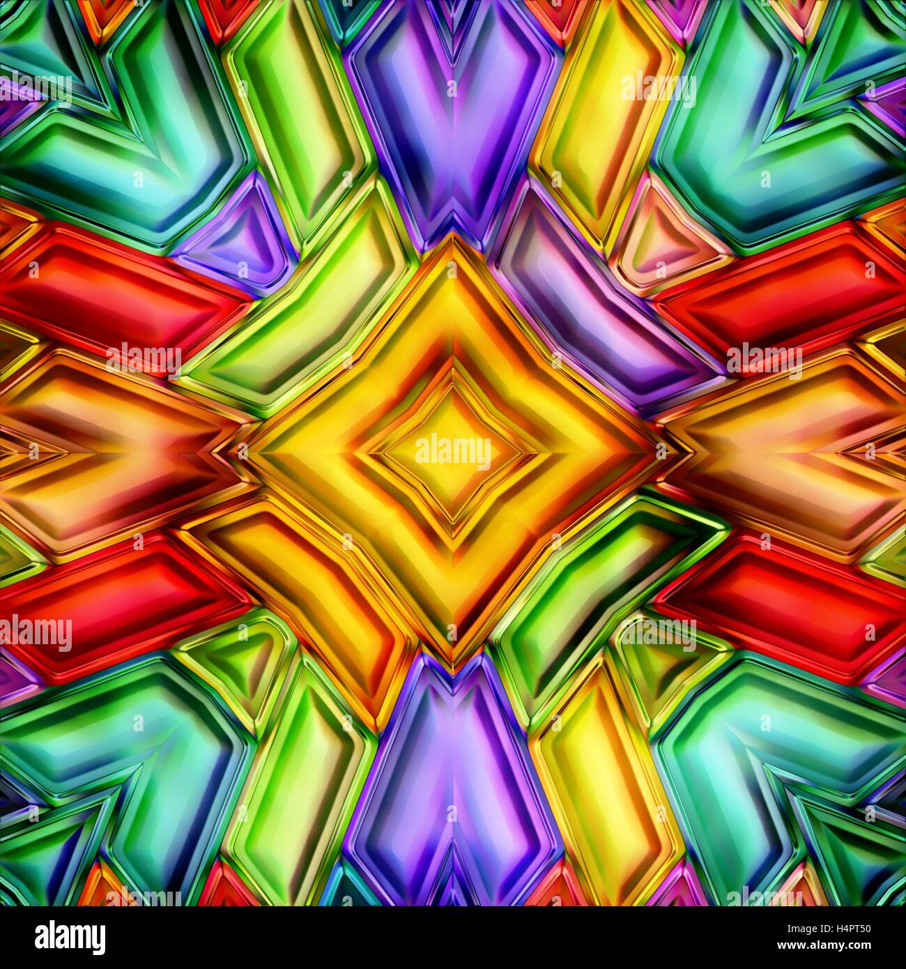 Seamless texture of abstract bright shiny colorful geometric shapes ...