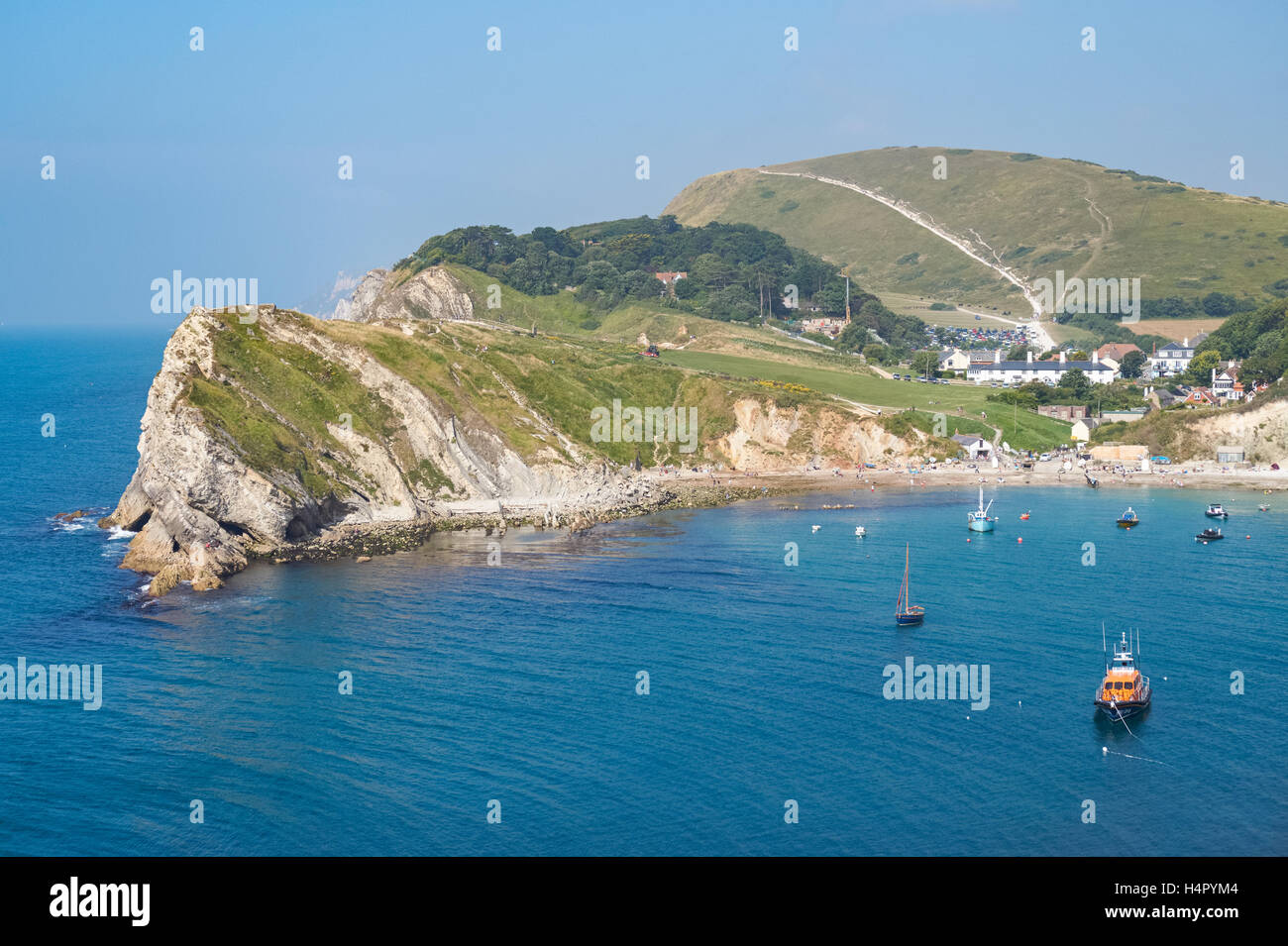 Lulworth cove bay hi-res stock photography and images - Alamy