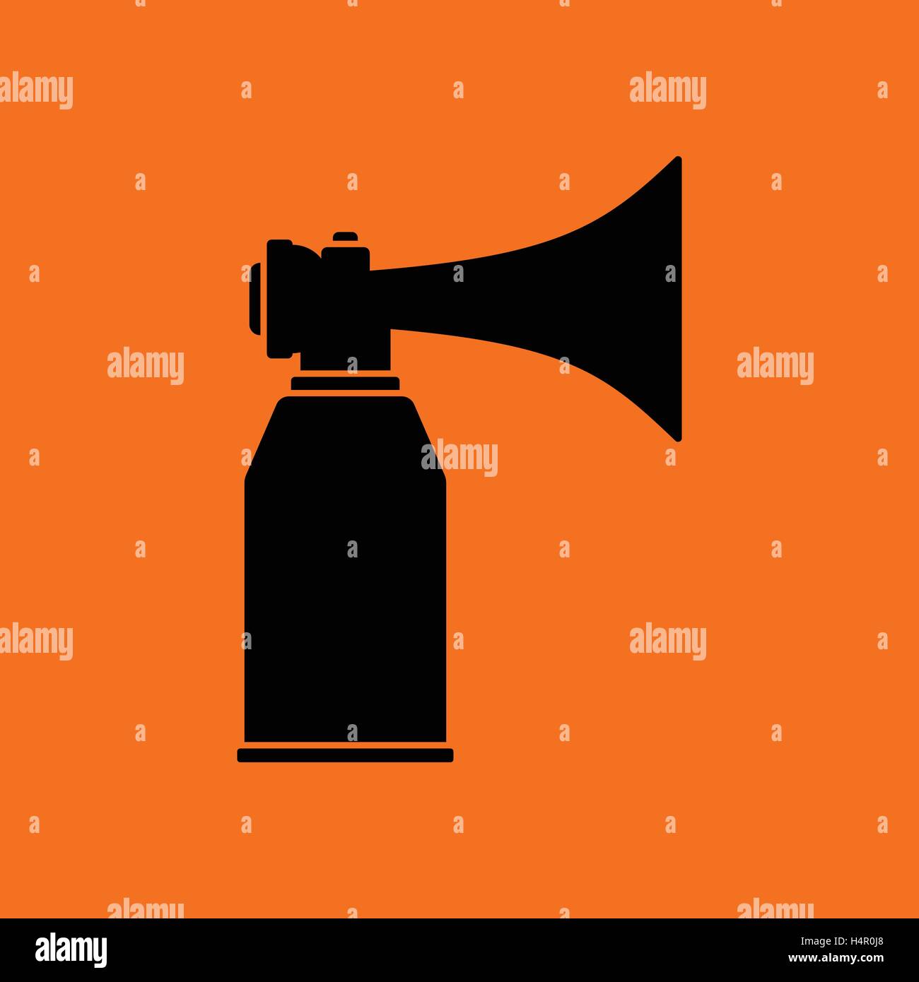 Football fans air horn Stock Vector Images - Alamy