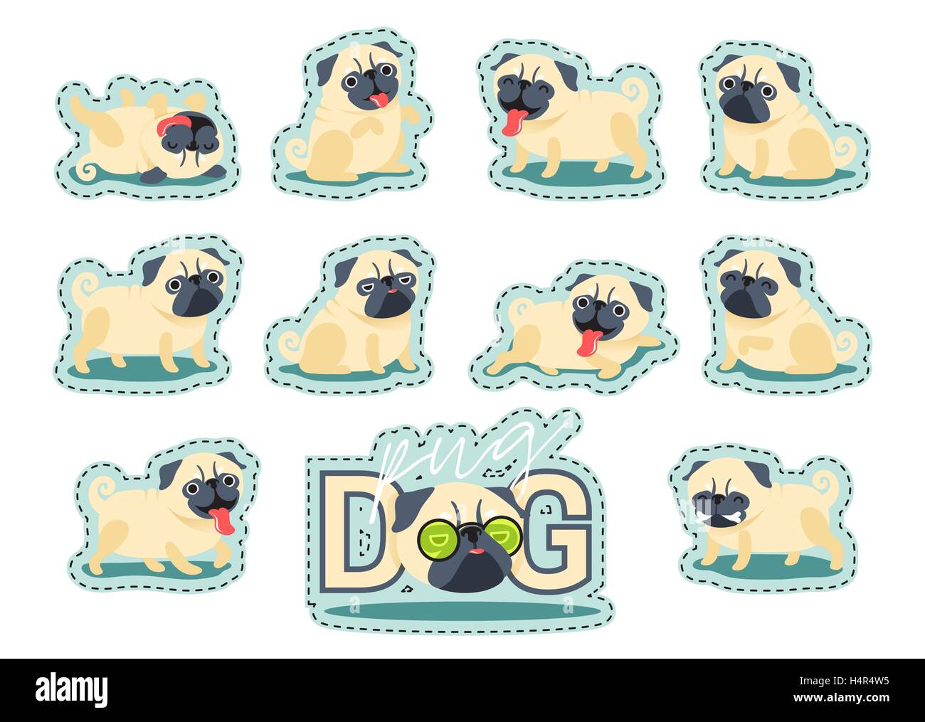 The dog poses Cut Out Stock Images & Pictures - Alamy