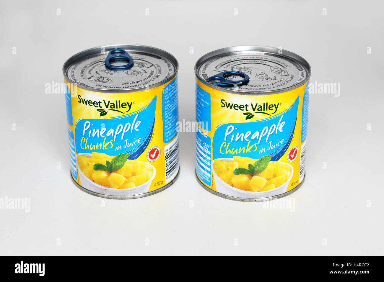 Food label canned pineapple hi-res stock photography and images - Alamy