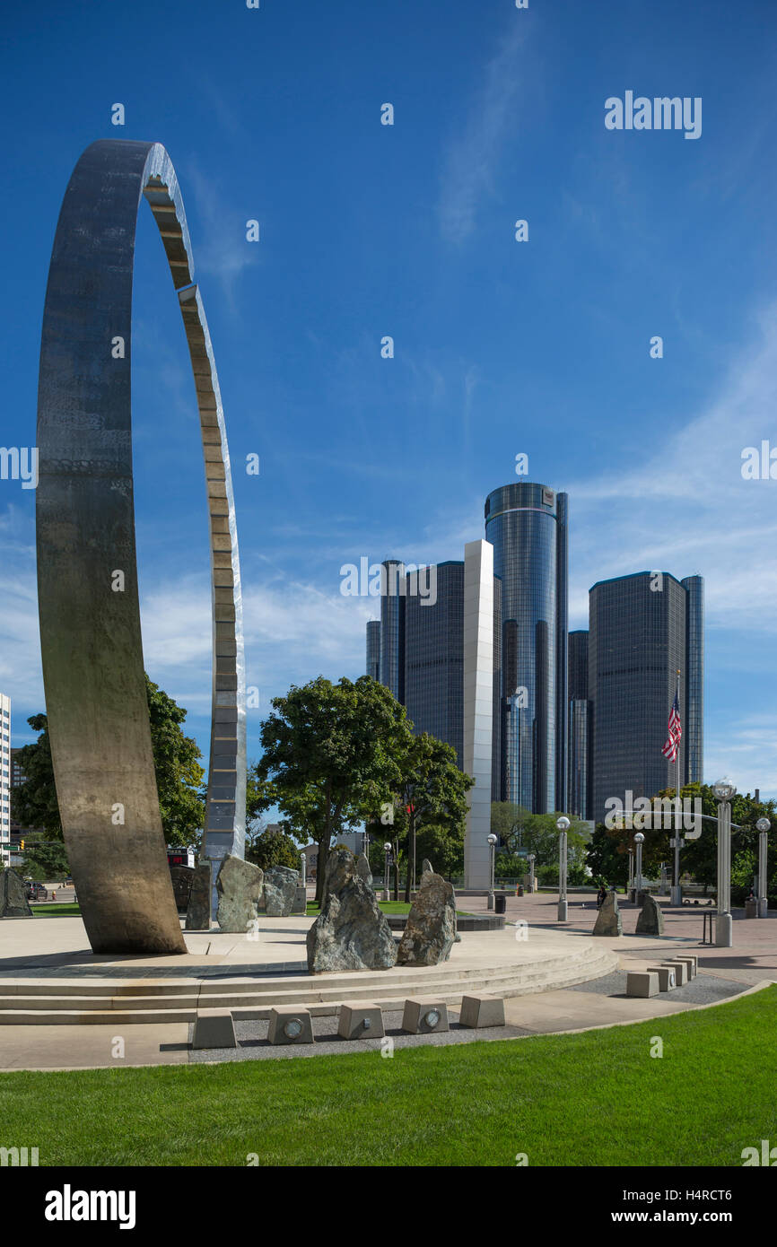 Transcending monument hart plaza hi-res stock photography and images ...