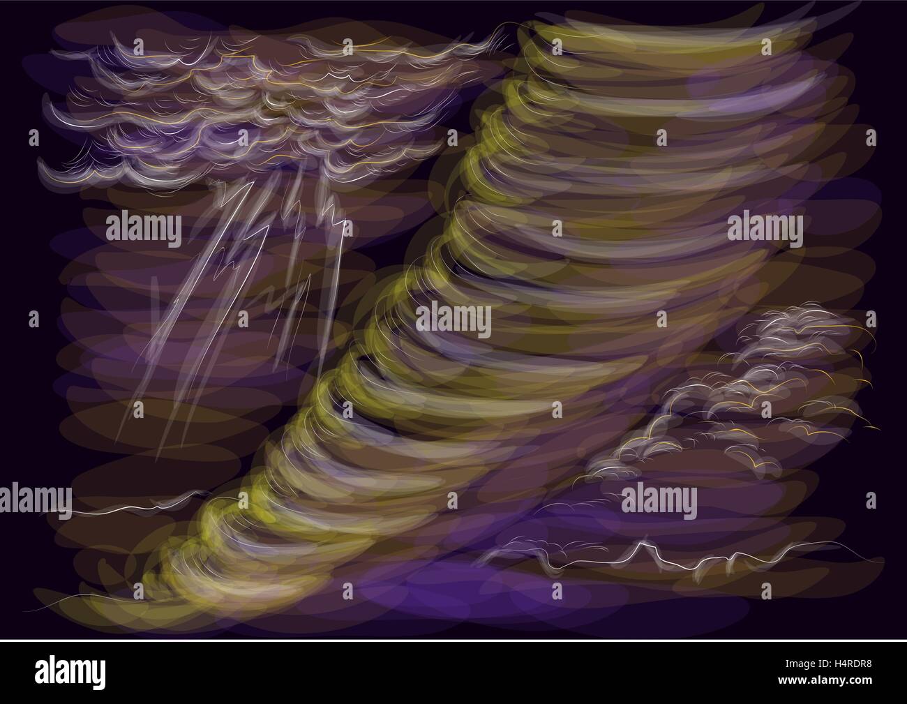 hurricane abstract vector multicolor illustration. 10 EPS Stock Vector ...