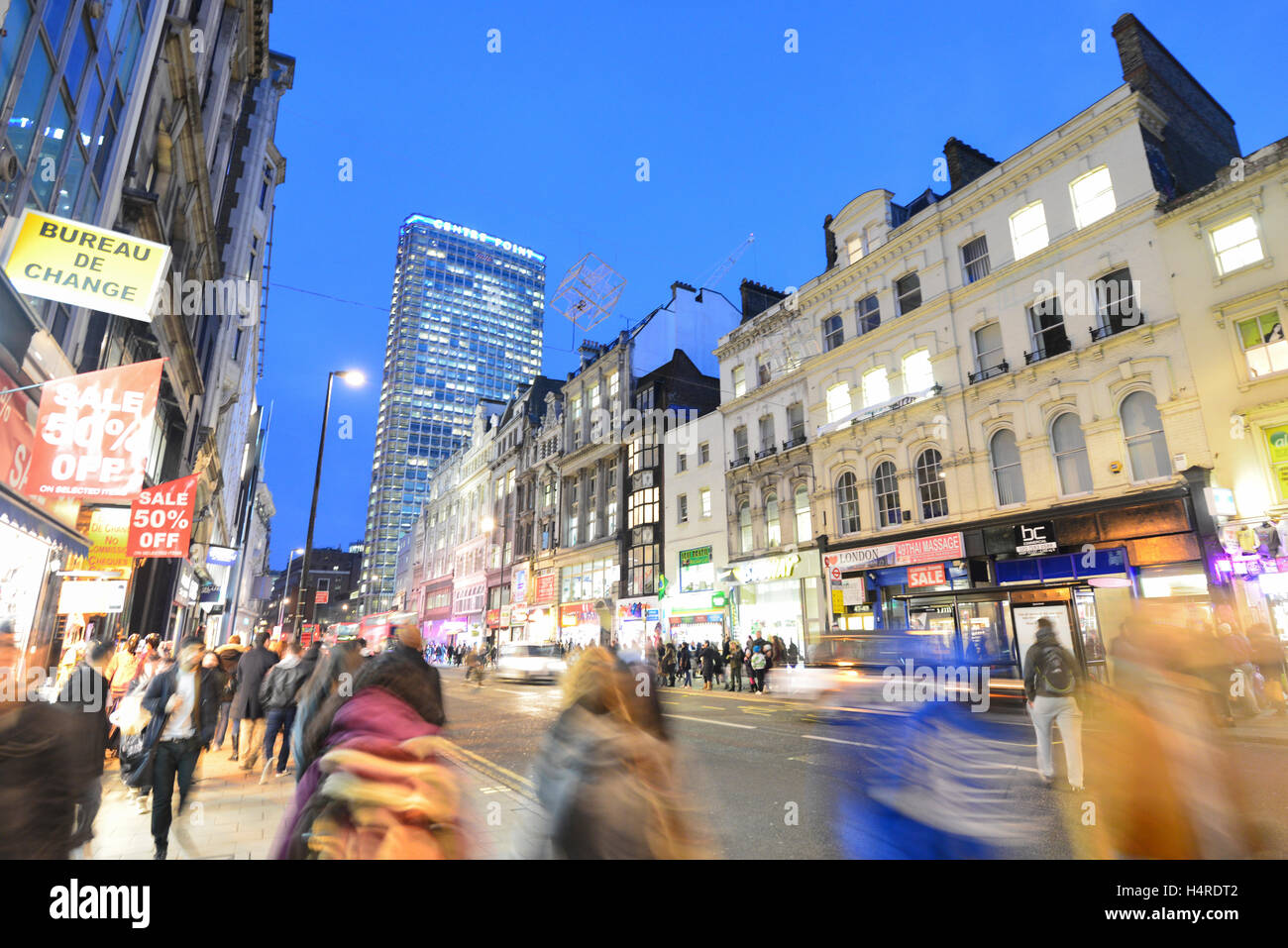 Centre point is in the heart of London where thousands of people walk ...