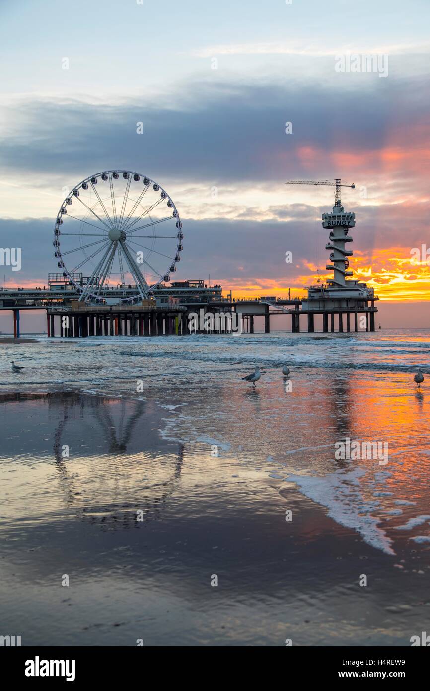 Scheveningen, coastal district of The Hague, Netherlands, renovated ...