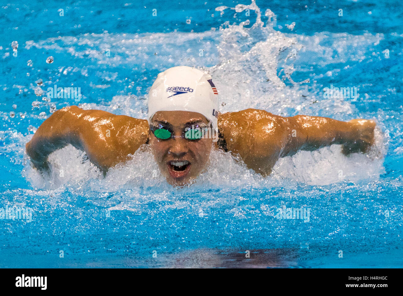 Rio de Janeiro, Brazil. 6 August 2016.Madeline Dirado (USA) competing ...