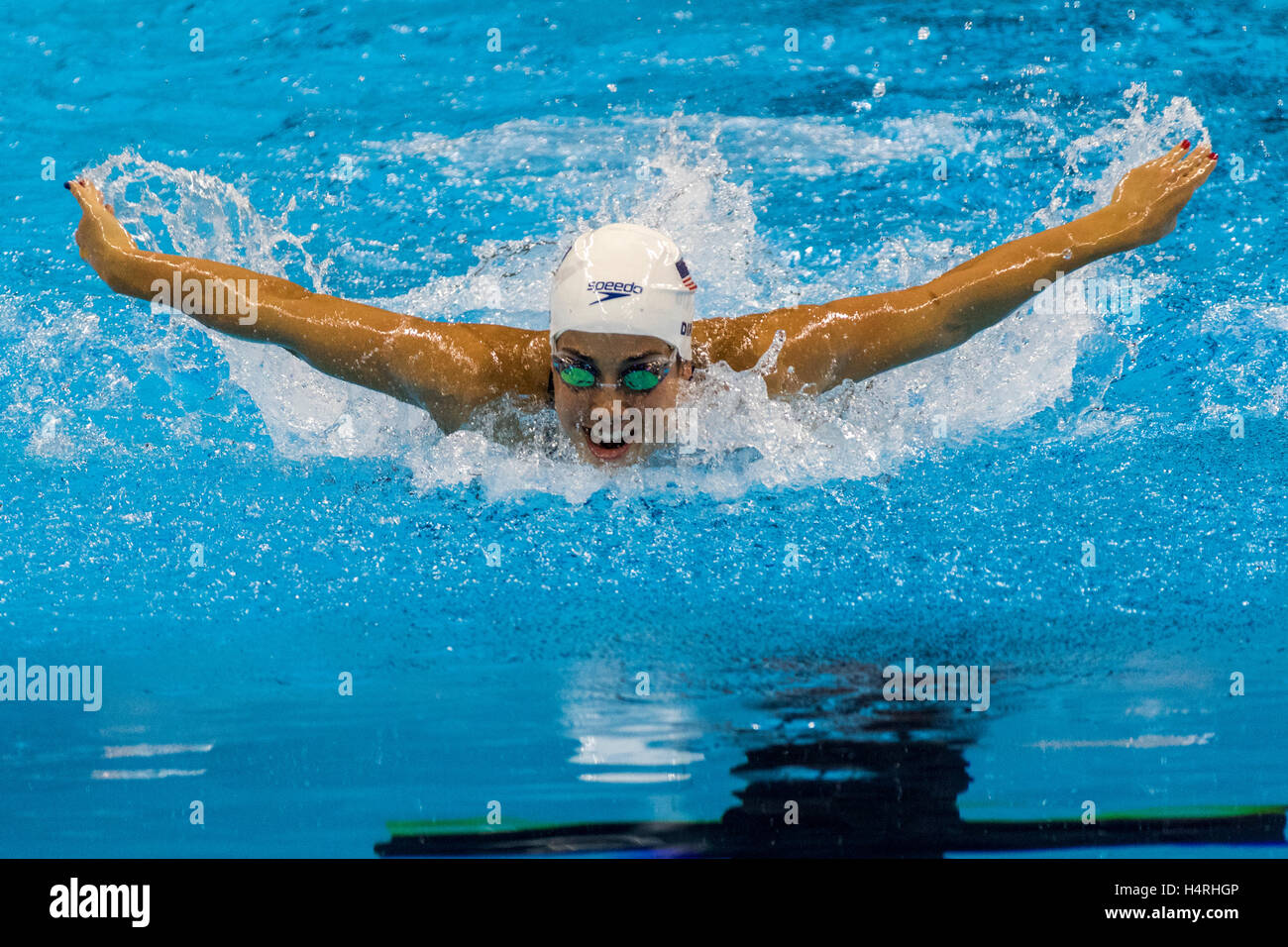 Rio de Janeiro, Brazil. 6 August 2016.Madeline Dirado (USA) competing ...