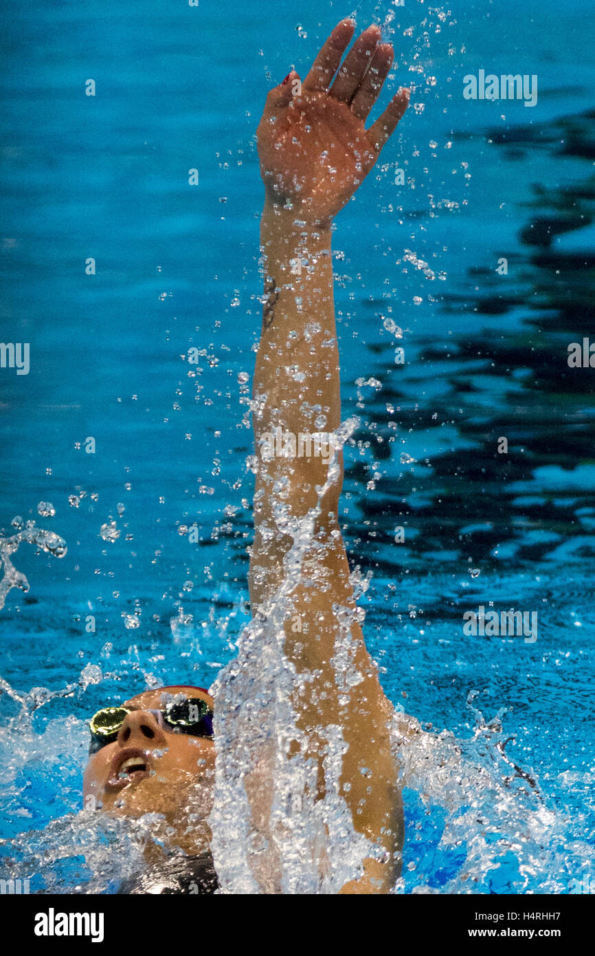 Rio de Janeiro, Brazil. 6 August 2016.Madeline Dirado (USA) competing ...