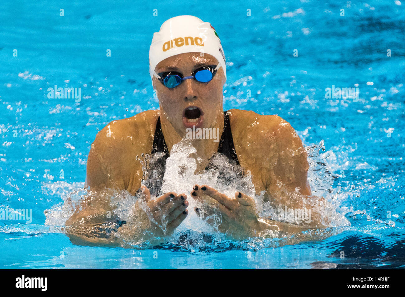 Rio de Janeiro, Brazil. 6 August 2016.Katinka Hosszu (HUN) competing in ...