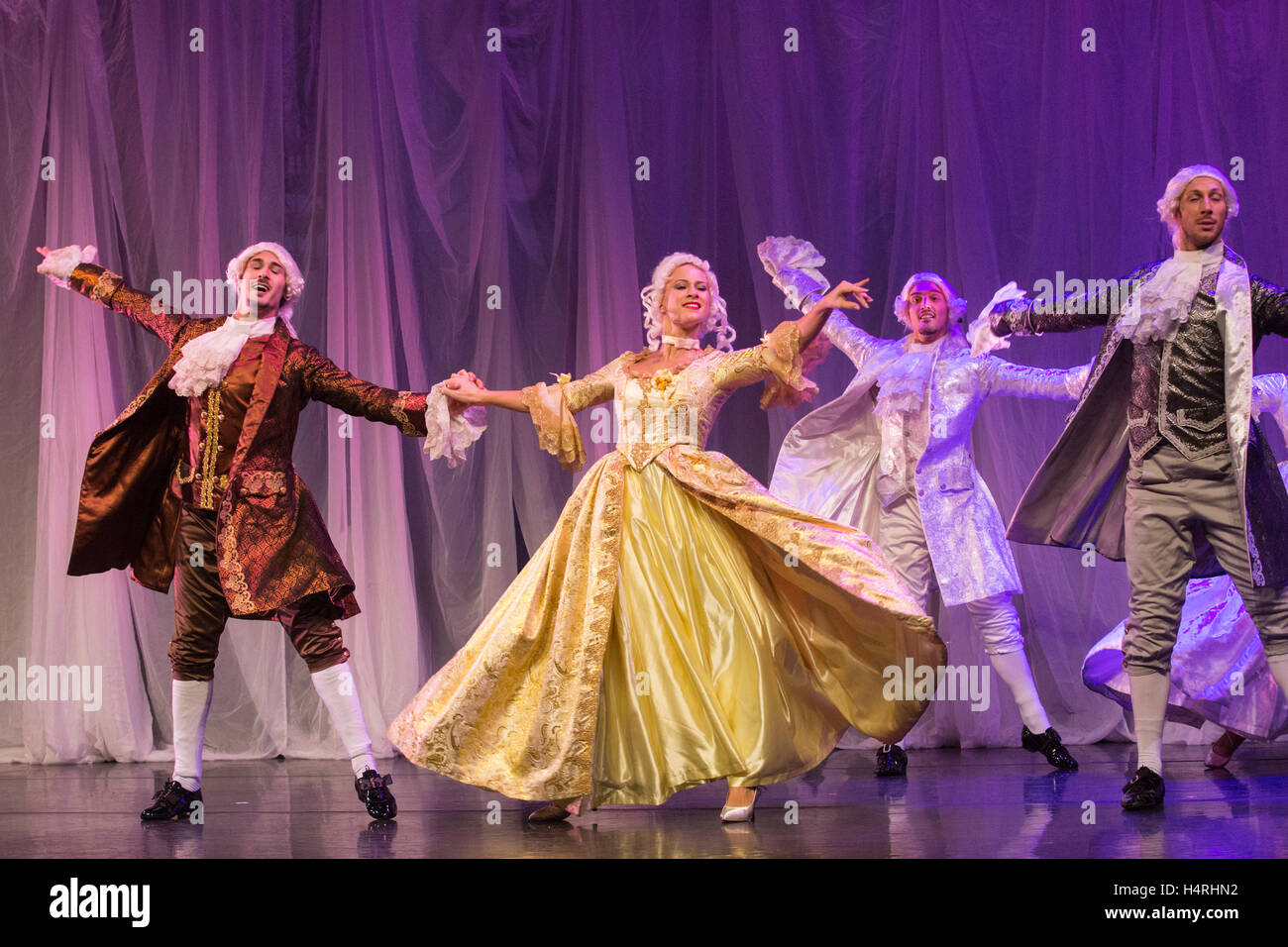 London, UK. 17 October 2016. Dancers performing the opening number Entr ...