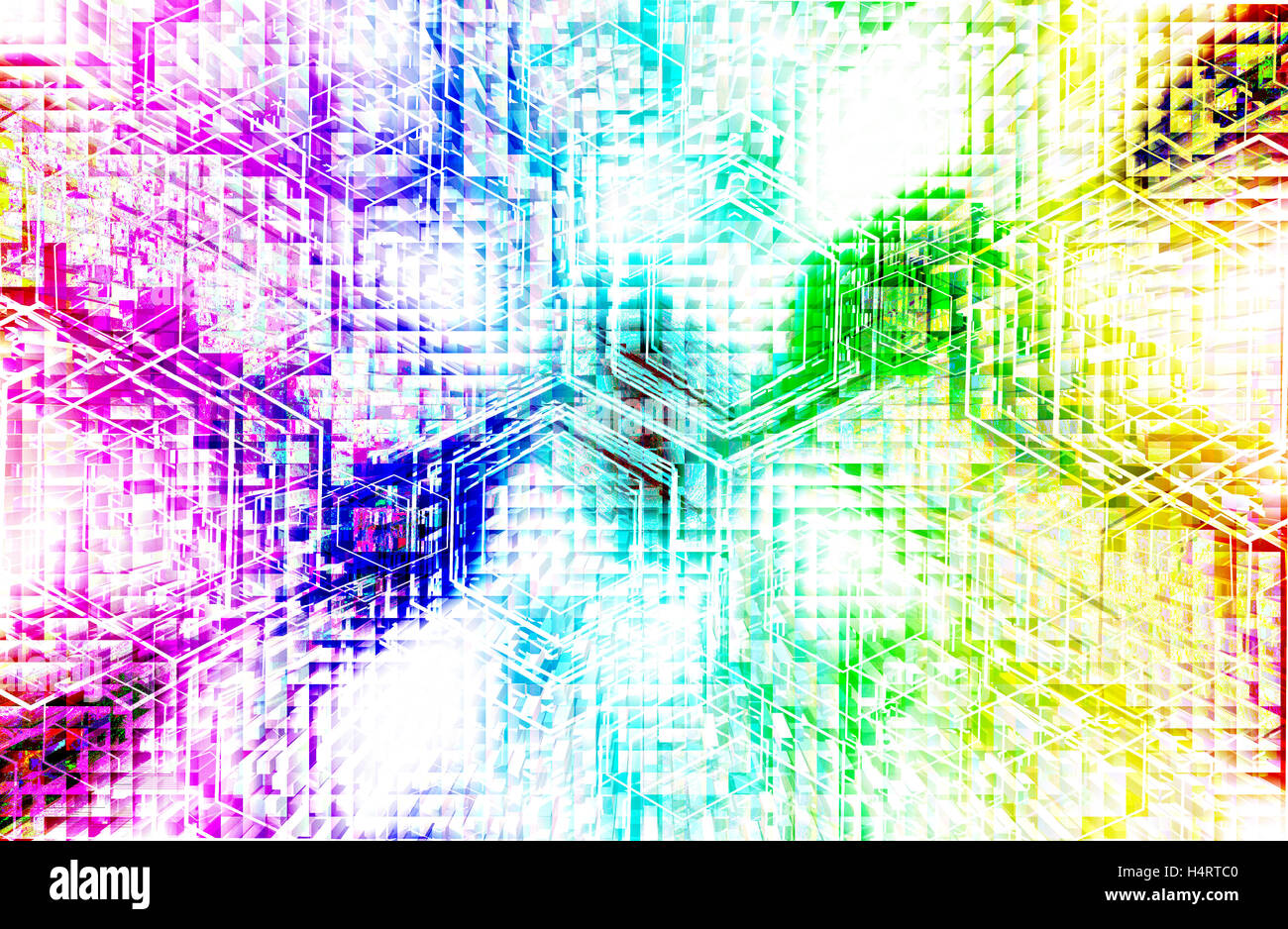 abstract multicolor background with square pattern and motion block ...