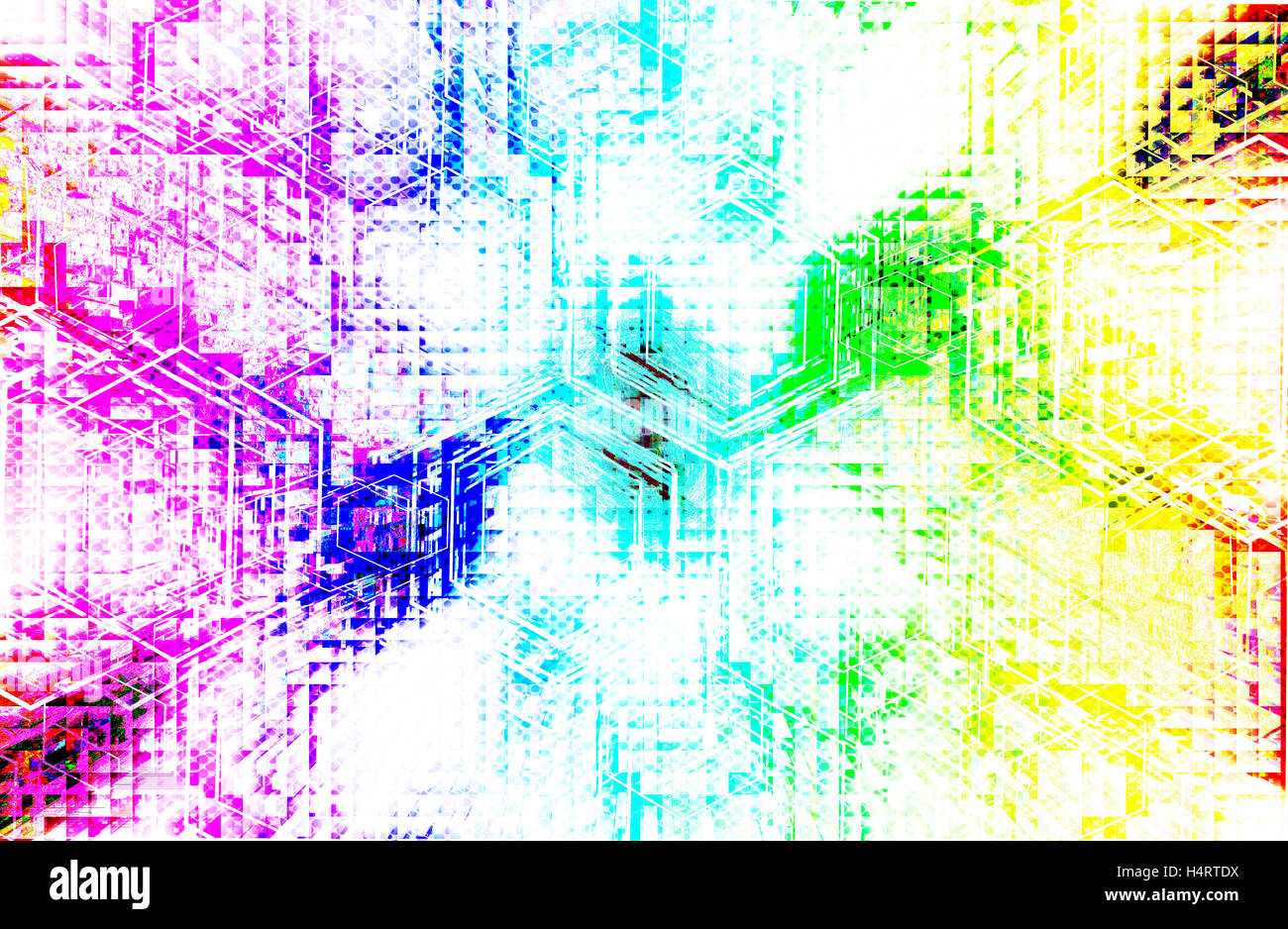 abstract multicolor background with square pattern and motion block ...