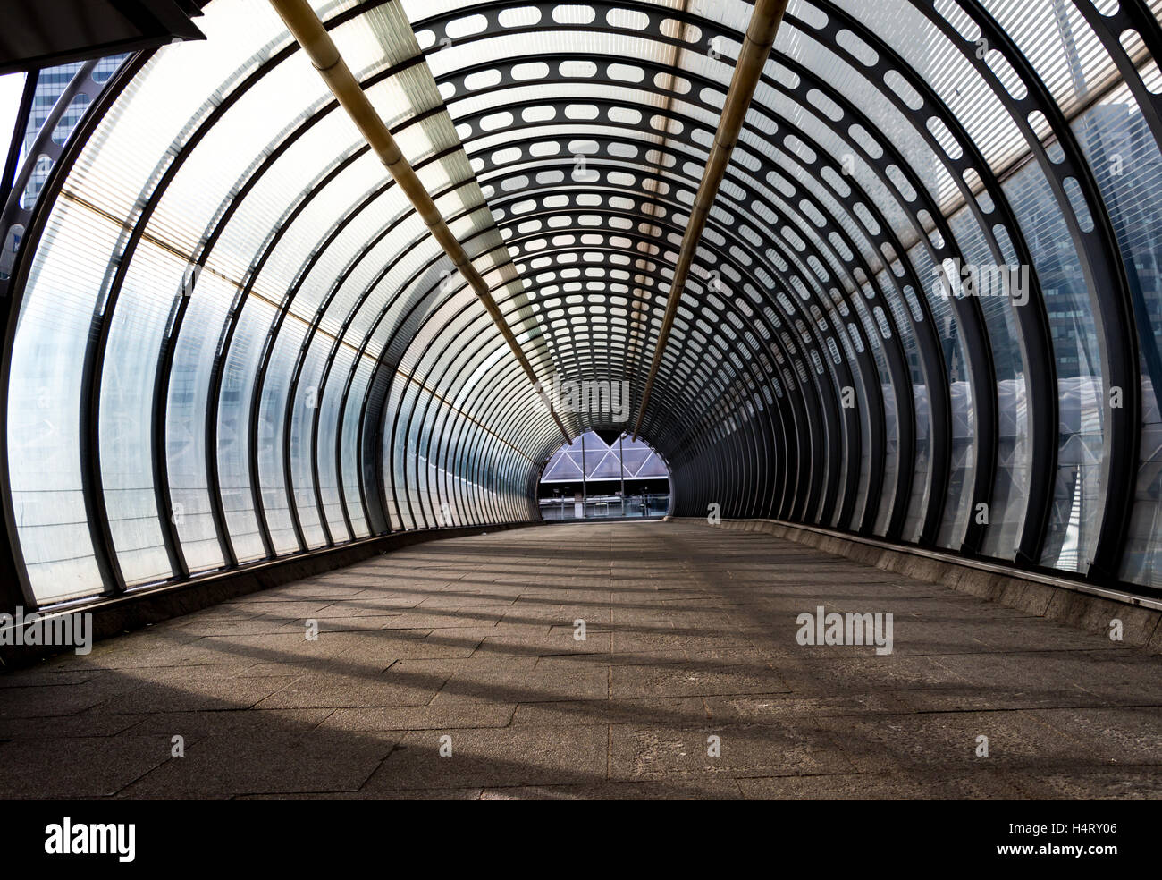 Poplar DLR station Stock Photo - Alamy