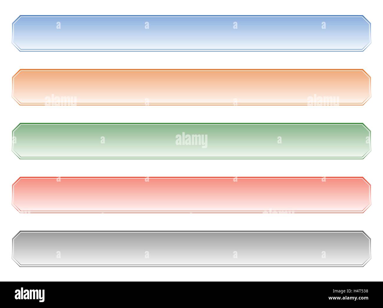 Banner, plaque backgrounds, shapes with corner effects Stock Vector ...