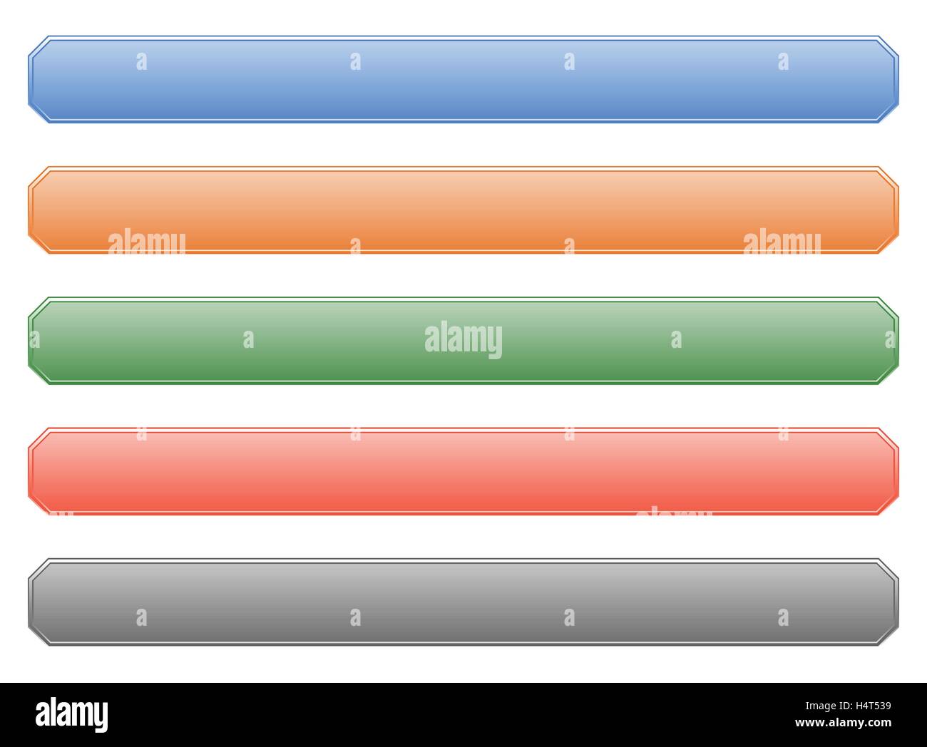 Banner, plaque backgrounds, shapes with corner effects Stock Vector ...