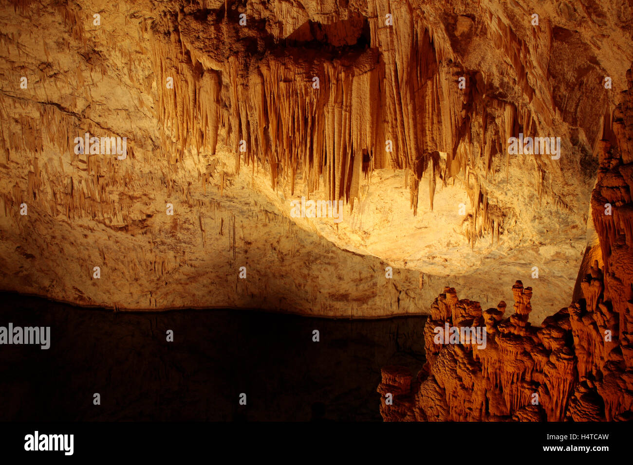 cave and lake Stock Photo - Alamy