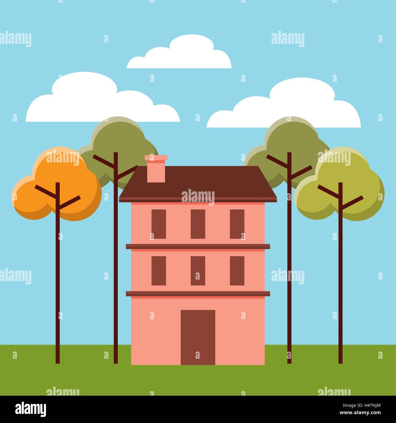 cityscape buildings skyline icon Stock Vector Image & Art - Alamy