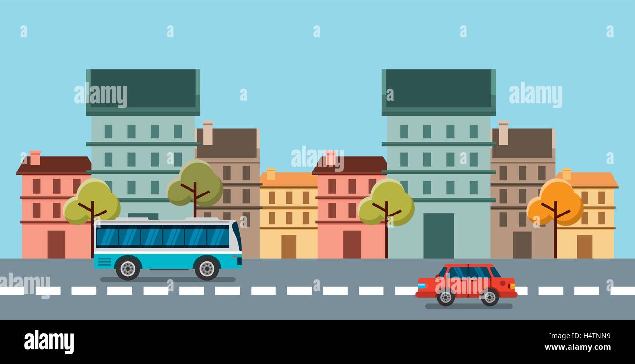 cityscape buildings skyline icon Stock Vector Image & Art - Alamy