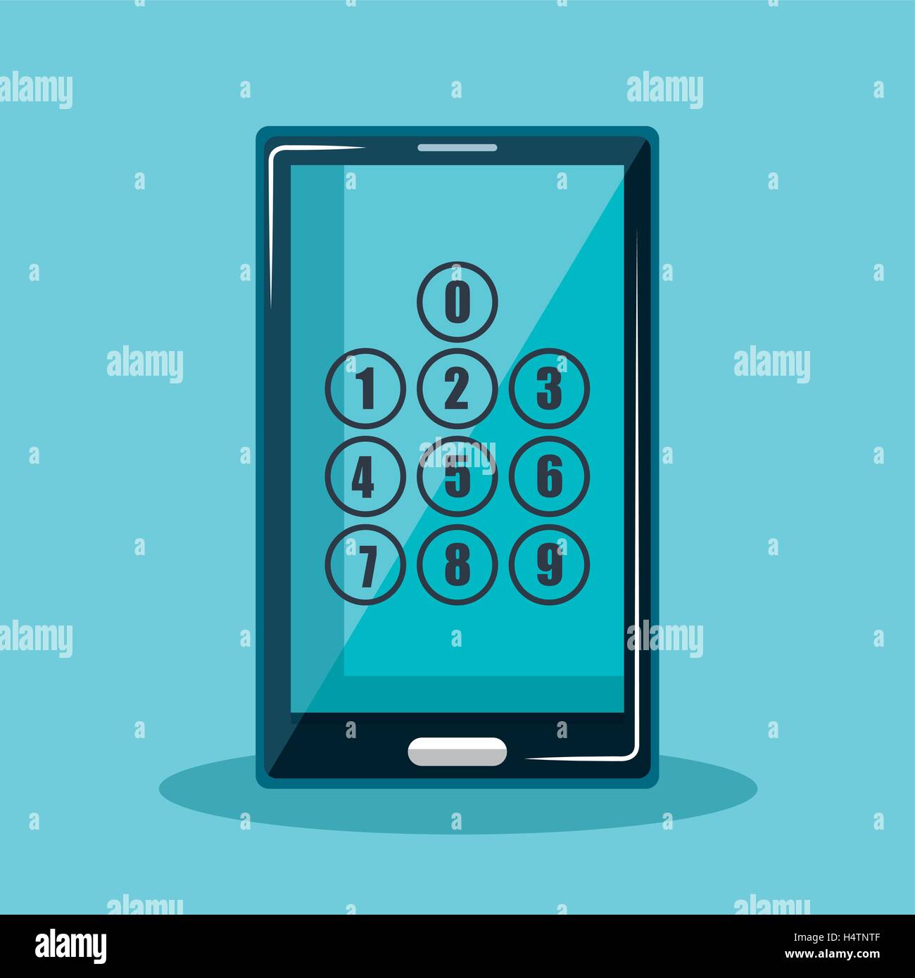smartphone technology portable icon Stock Vector Image & Art - Alamy