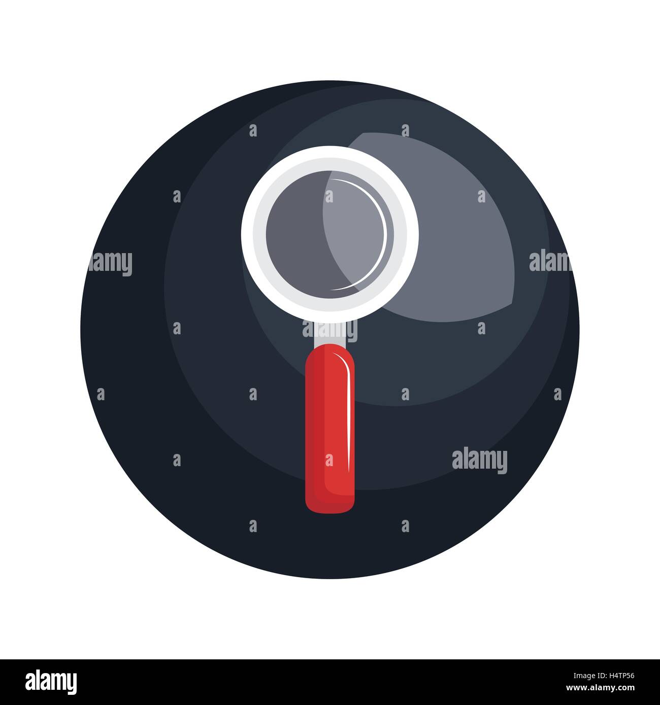 search magnifying glass isolated icon Stock Vector Image & Art - Alamy