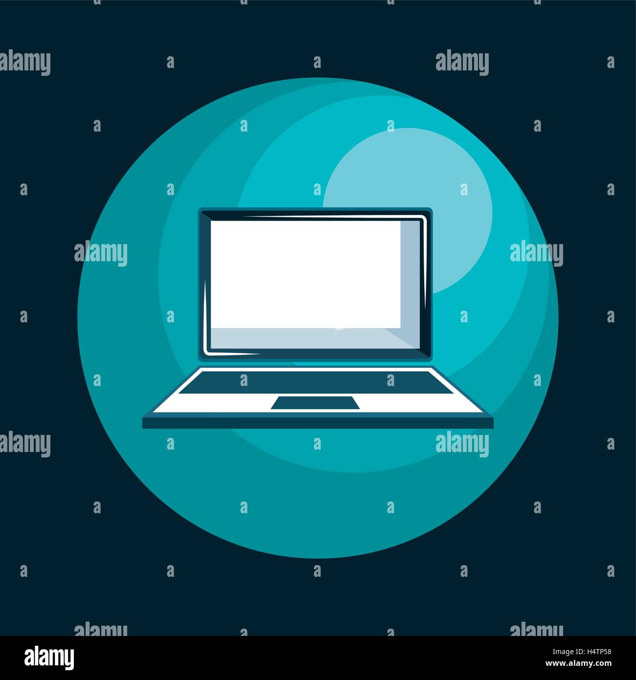 laptop computer portable device Stock Vector Image & Art - Alamy
