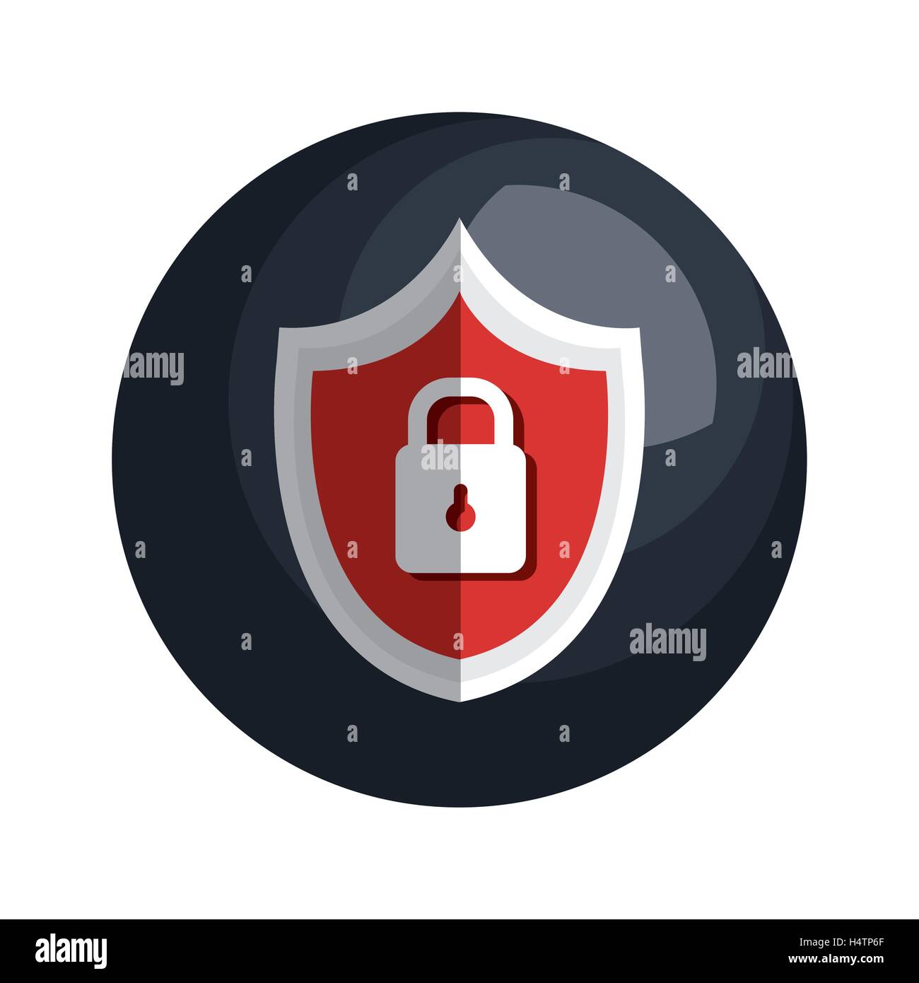 security symbol padlock isolated icon Stock Vector Image & Art - Alamy