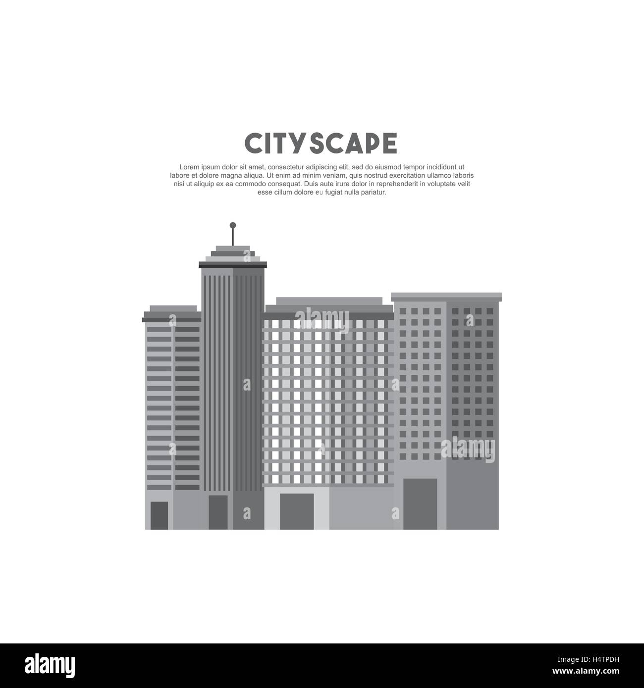 cityscape buildings skyline icon Stock Vector Image & Art - Alamy