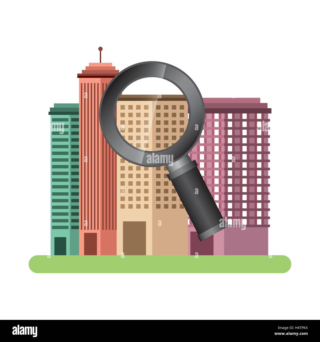 cityscape buildings skyline icon Stock Vector Image & Art - Alamy