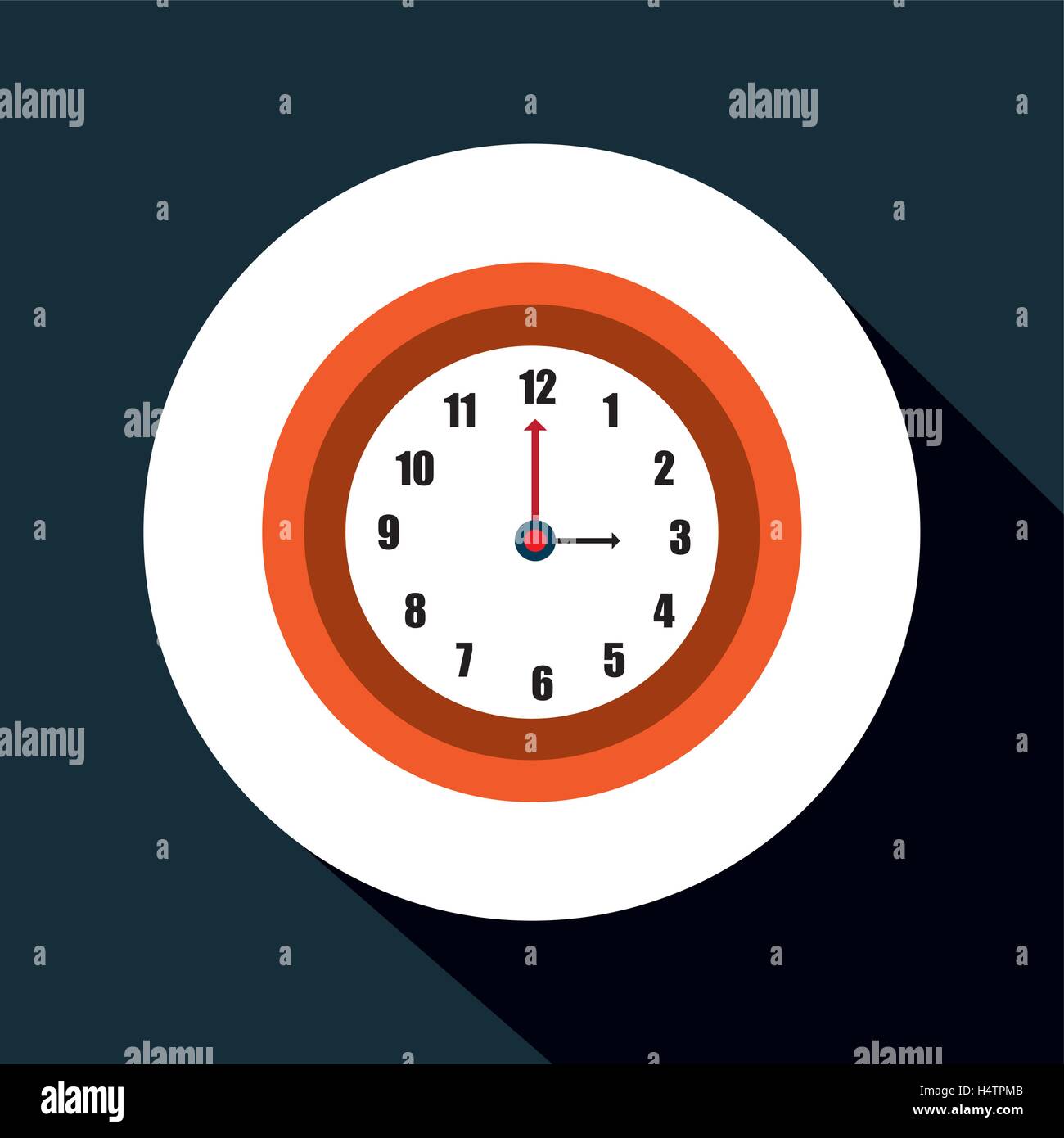 time clock watch icon Stock Vector Image & Art - Alamy