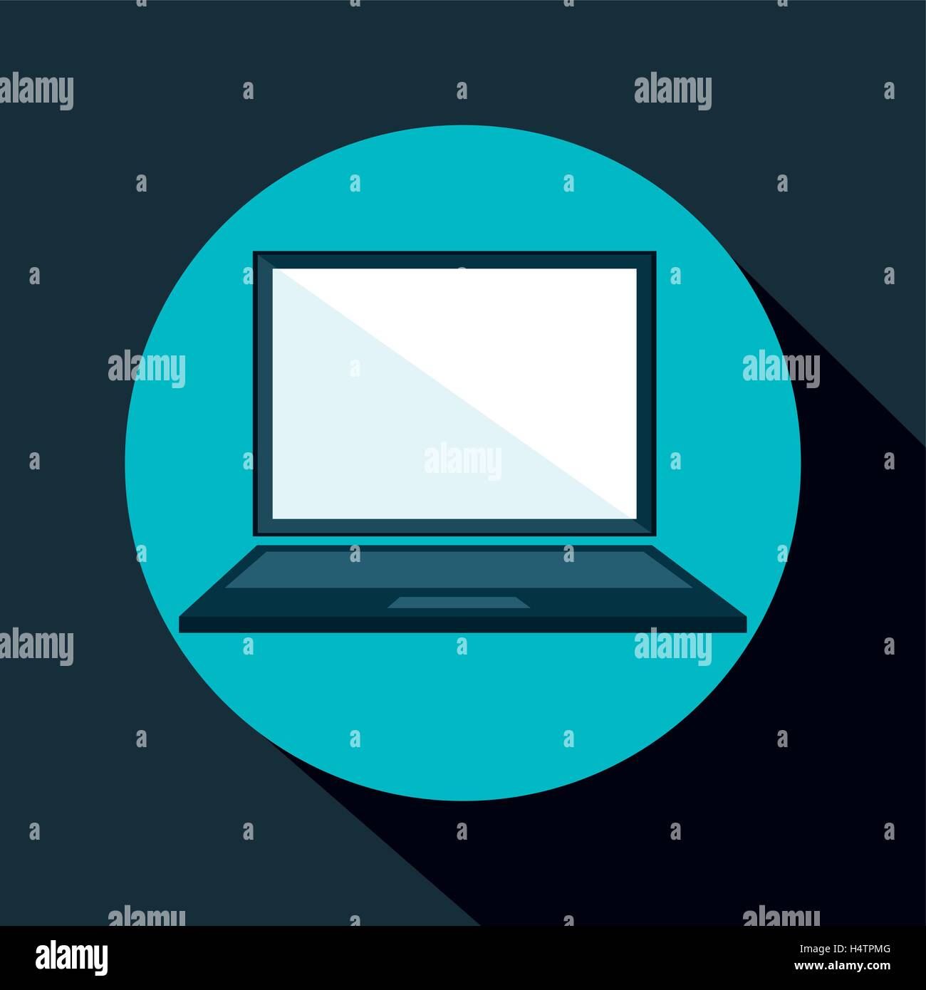 laptop computer portable device Stock Vector Image & Art - Alamy