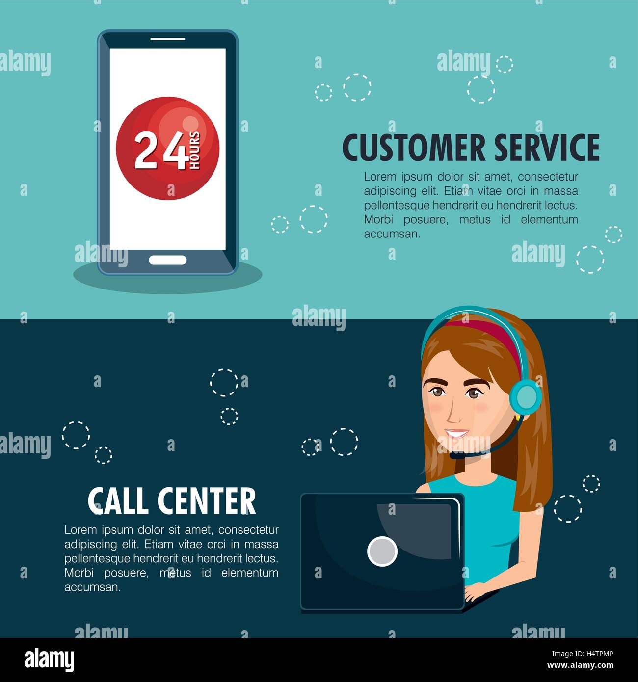 Customer Service Agent Working Online Stock Vector Image Art Alamy customer-service-agent-working-online-stock-vector-image-art-alamy