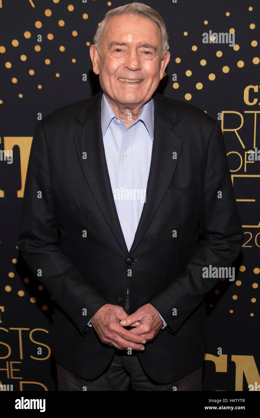 Journalist Dan Rather arrives on the red carpet at the 2015 CMT Artists ...