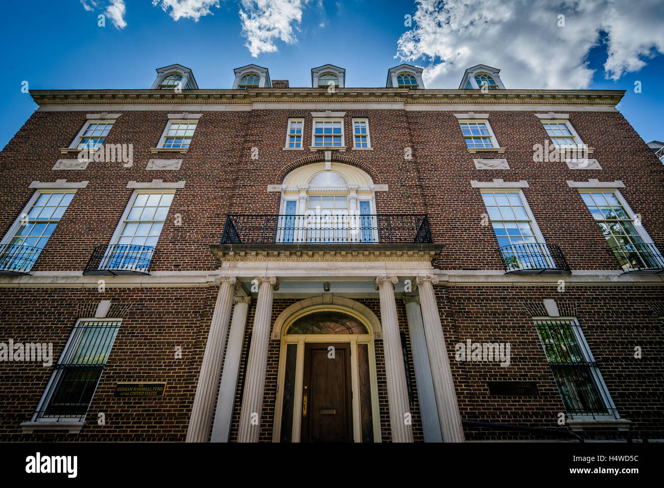 Brick building near Dupont Circle, in Washington, DC Stock Photo - Alamy