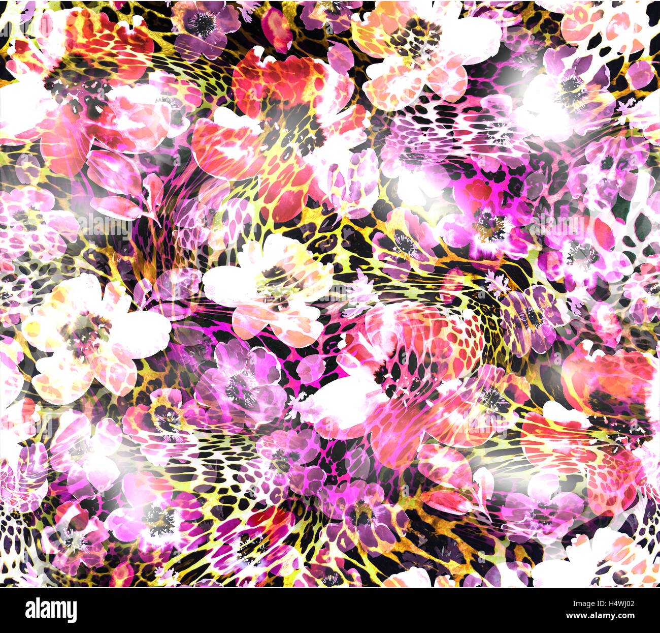 leopard flower skin background Stock Photo - Alamy