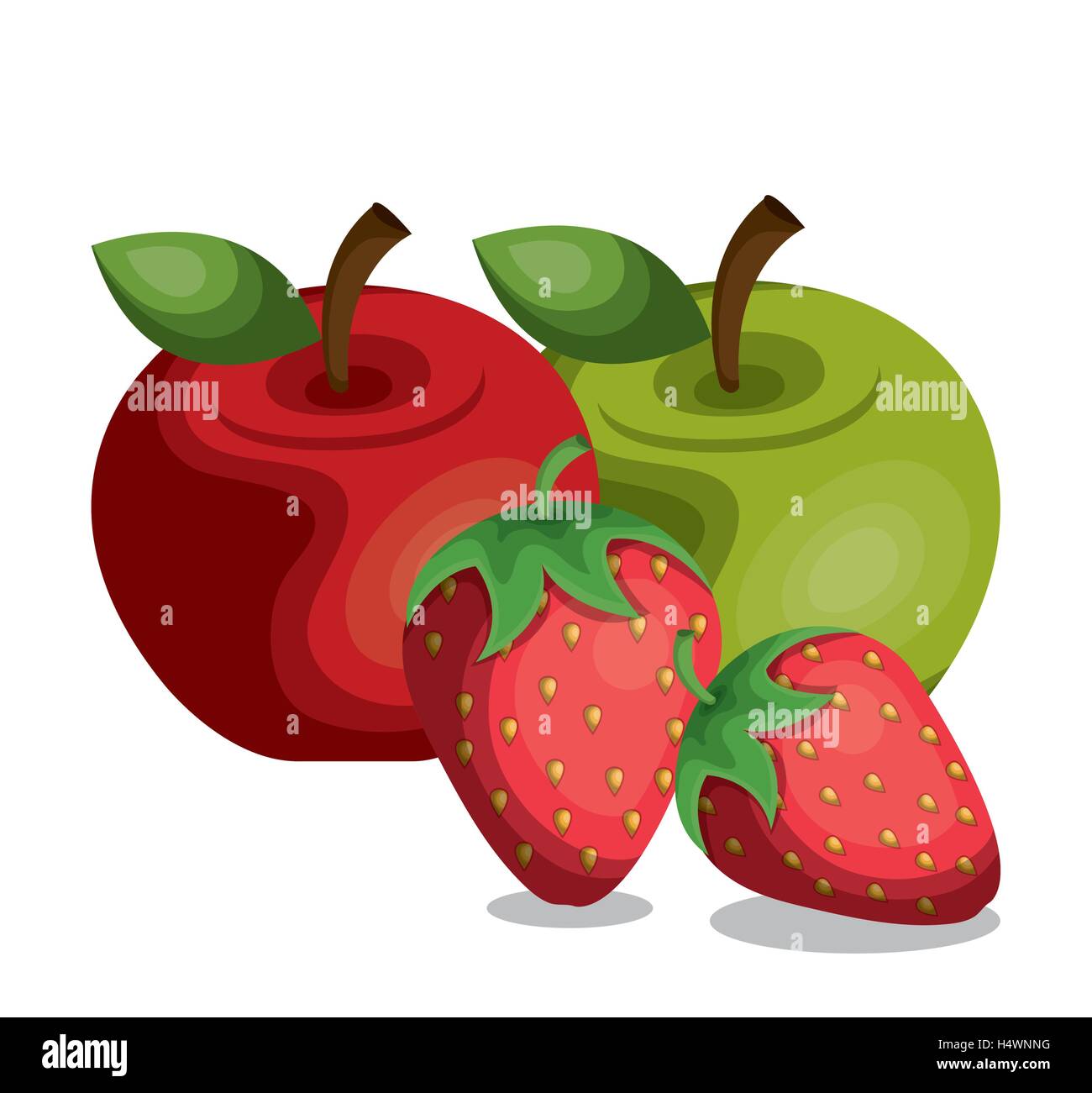 set nutritive food isolated icons Stock Vector Image & Art - Alamy