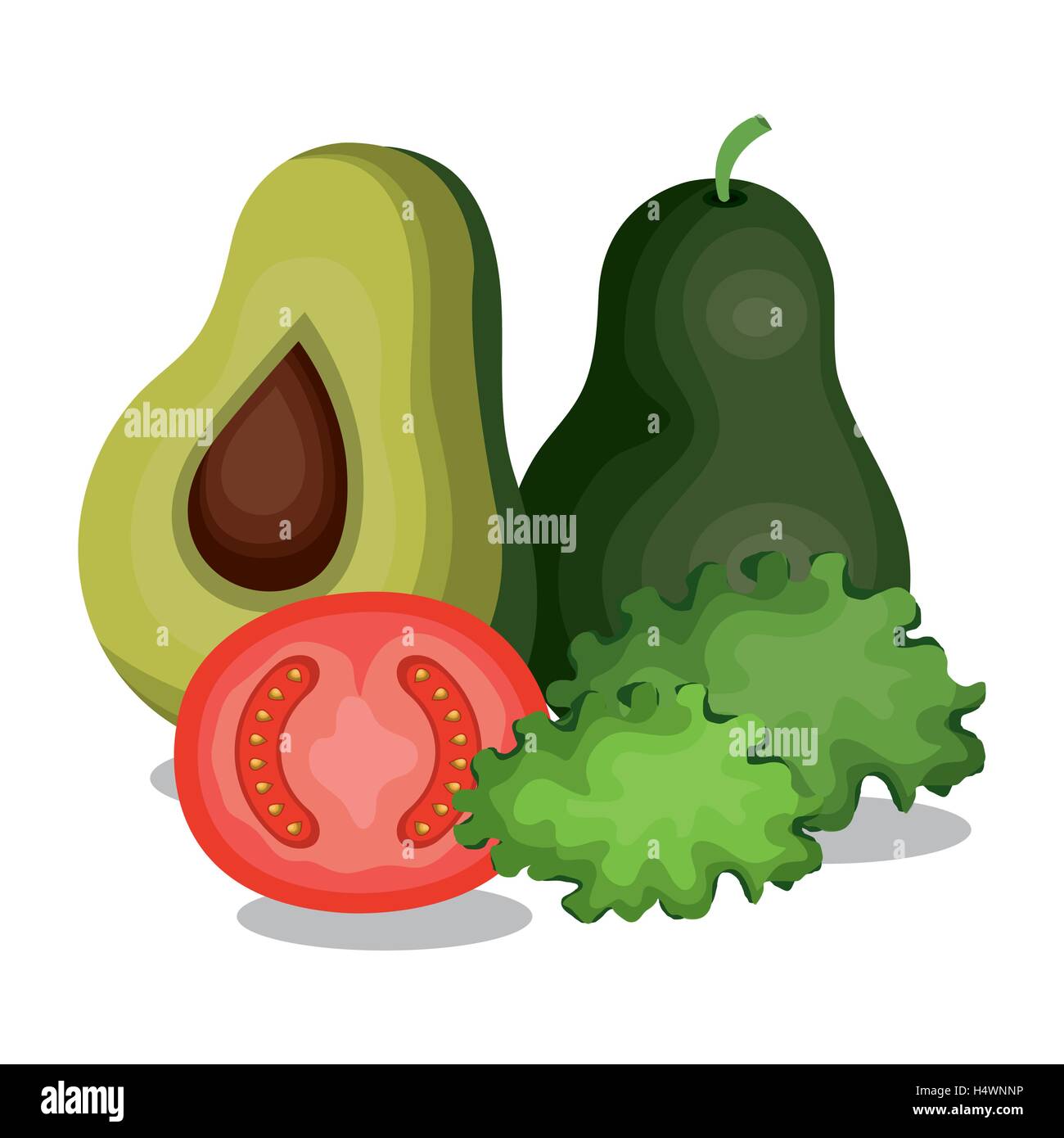 set nutritive food isolated icons Stock Vector Image & Art - Alamy