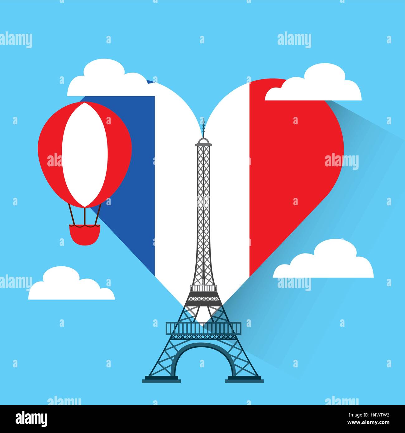 tower eiffel french culture Stock Vector Image & Art - Alamy
